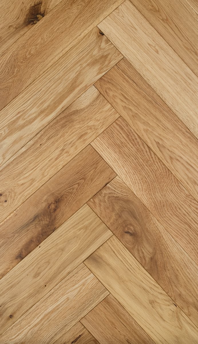 Wildwood Herringbone Straw Oak 14mm Engineered Wood | Tapi